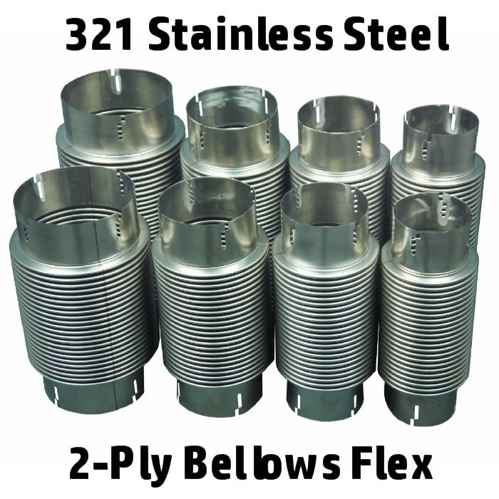 What is a Bellows 2-Ply Stainless Steel Flex Exhaust?