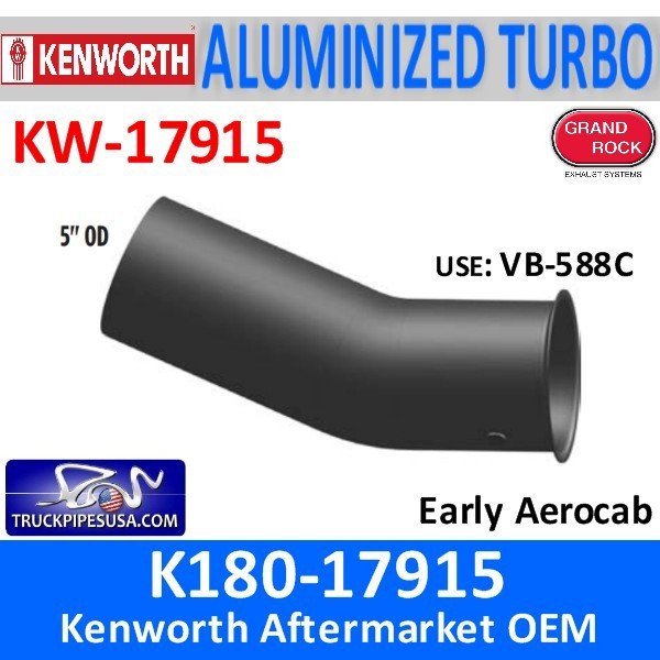 Kenworth Exhaust Turbo Pipe with Sensor Hole OEM K180-17915
