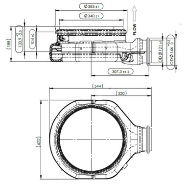 4394906 4394906NX Cummins DOC Pancake Inlet