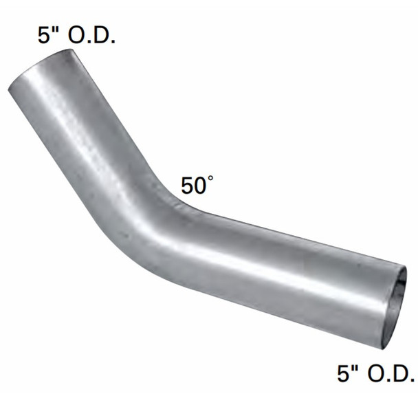 K180-8049 Kenworth Exhaust 5" OD Elbow with 47 Degree Bend