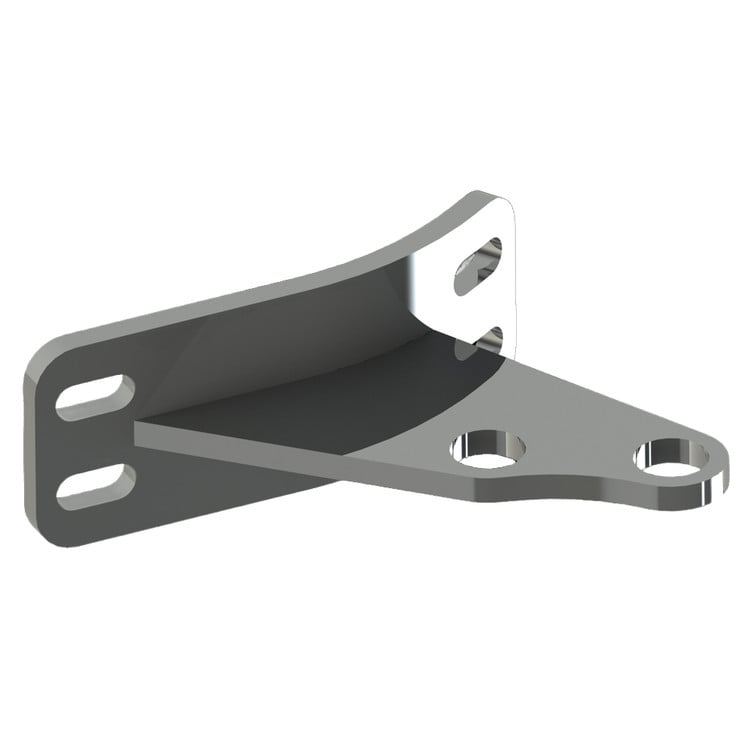 Lincoln Chrome Angled Peterbilt Cab Bracket 14-022998