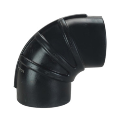CDD000148 90 Degree Rubber Elbow Reducer 5.5" to 6" Diameter Pack of 2