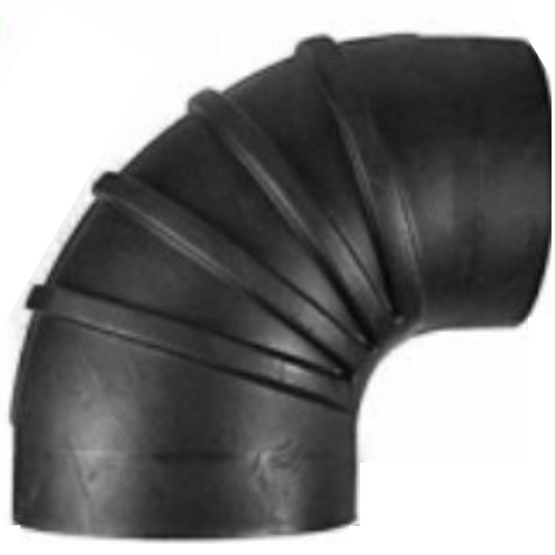 5" ID to 4" ID 90 Degree Air Intake Rubber Reducer Elbow 7-5490
