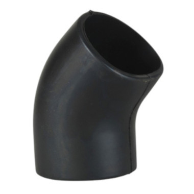 45 Degree Rubber Elbow 3.5" Diameter Pack of 3