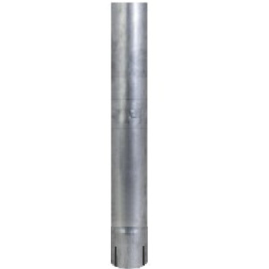304 Stainless Exhaust Stack 5"x60" Straight Cut ID End 11-560 SS