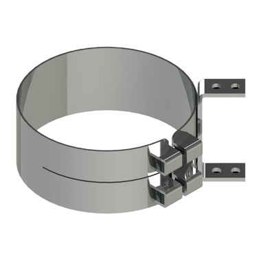 Lincoln Chrome Kenworth 7" Exhaust Clamp 50-04073