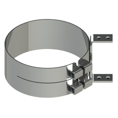 Lincoln Chrome Kenworth 8" Exhaust Clamp 50-04083