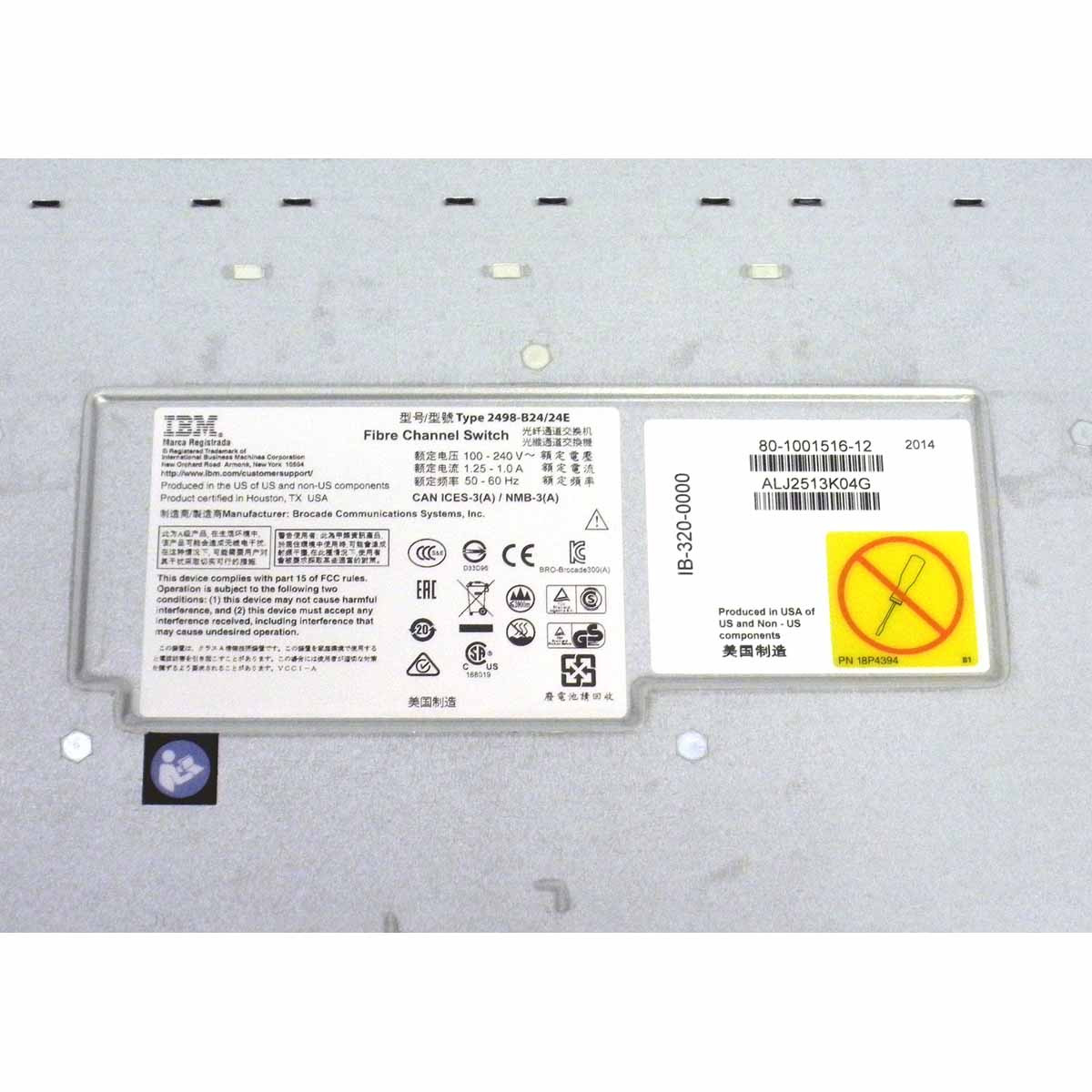 IBM 2498-B24 Storage SAN24B-4 8/24 8GB FC SAN Switch