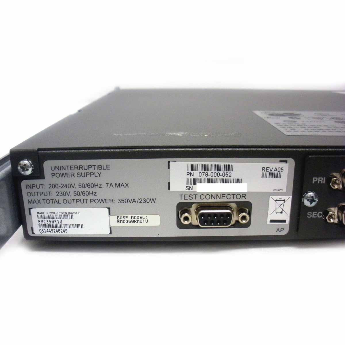 EMC 078-000-052 VMax 350w UPS VPlex