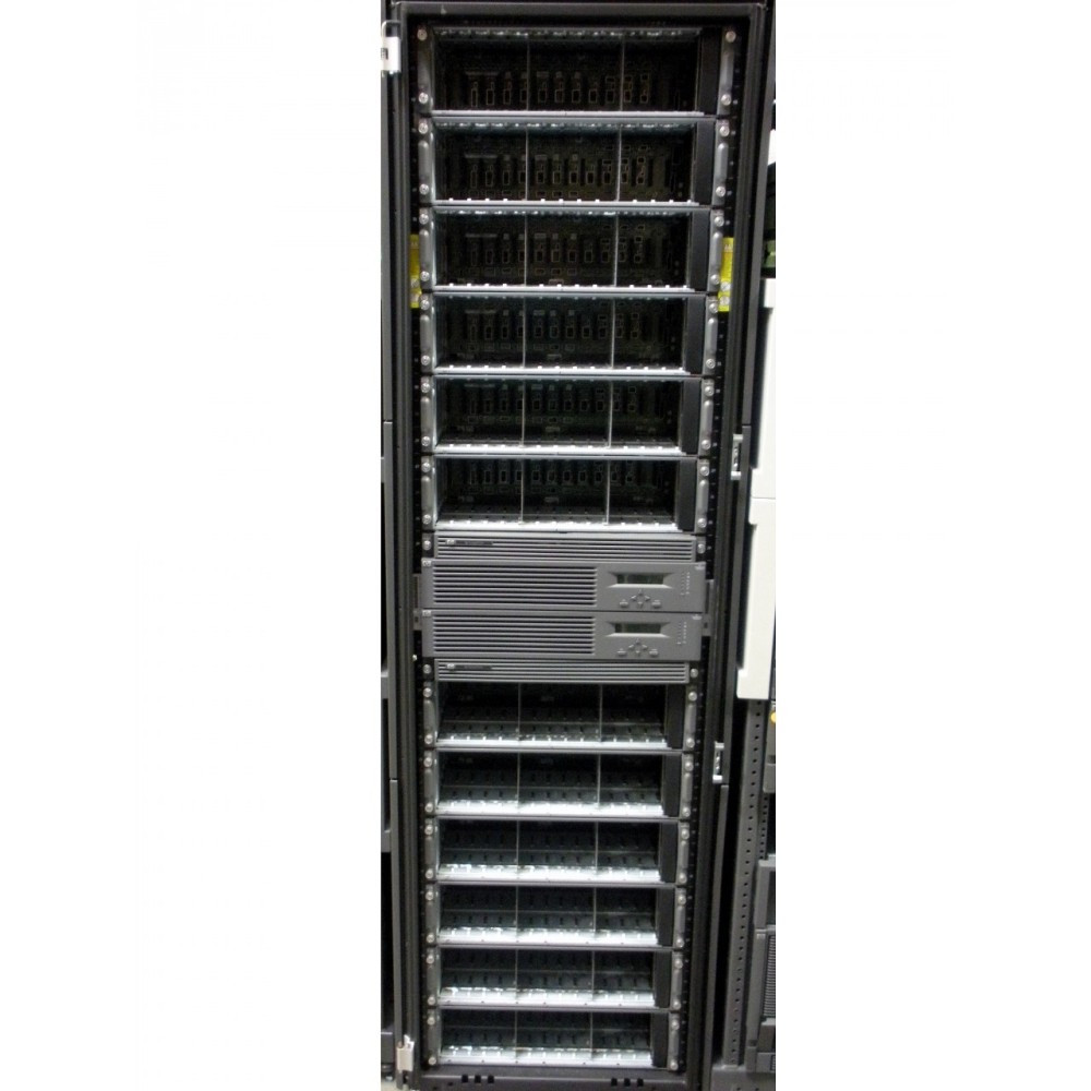 HP AG702A EVA8100 2C12D HSV210-B Storage Array Cabinet with Switches ...