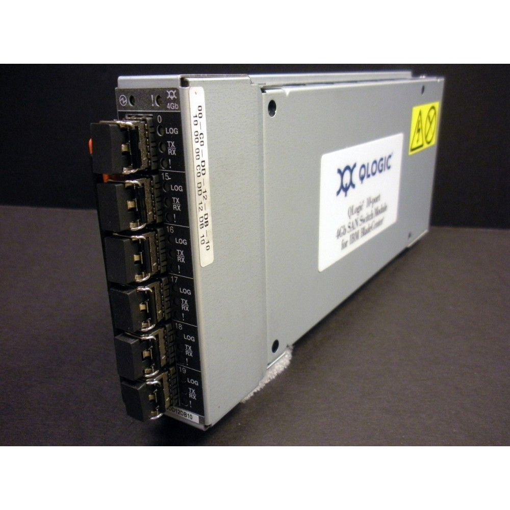 IBM 46C7009 43W672 46C7010 43W6728 QLogic 10-Port 4GB Fibre Channel (FC ...