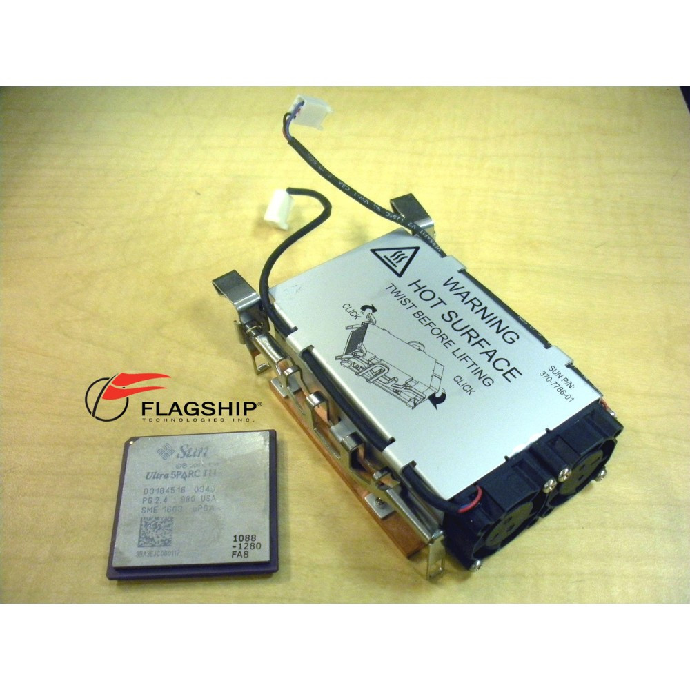 Sun X7412A 1.28GHz UltraSPARC IIIi Processor with Heat Sink for V240 ...