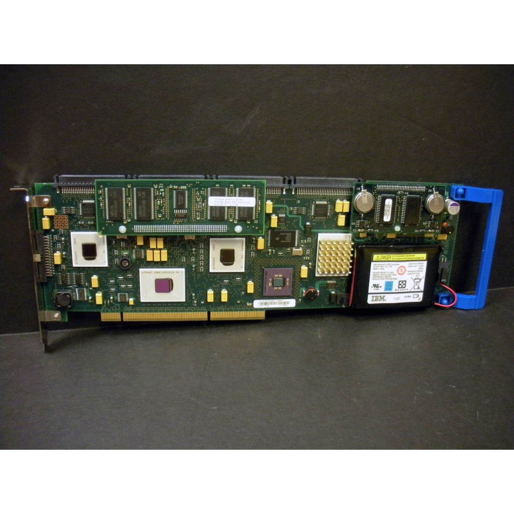 IBM 2757-9406 97P2636 PCI-X Ultra RAID Disk Controller w/ New Batt