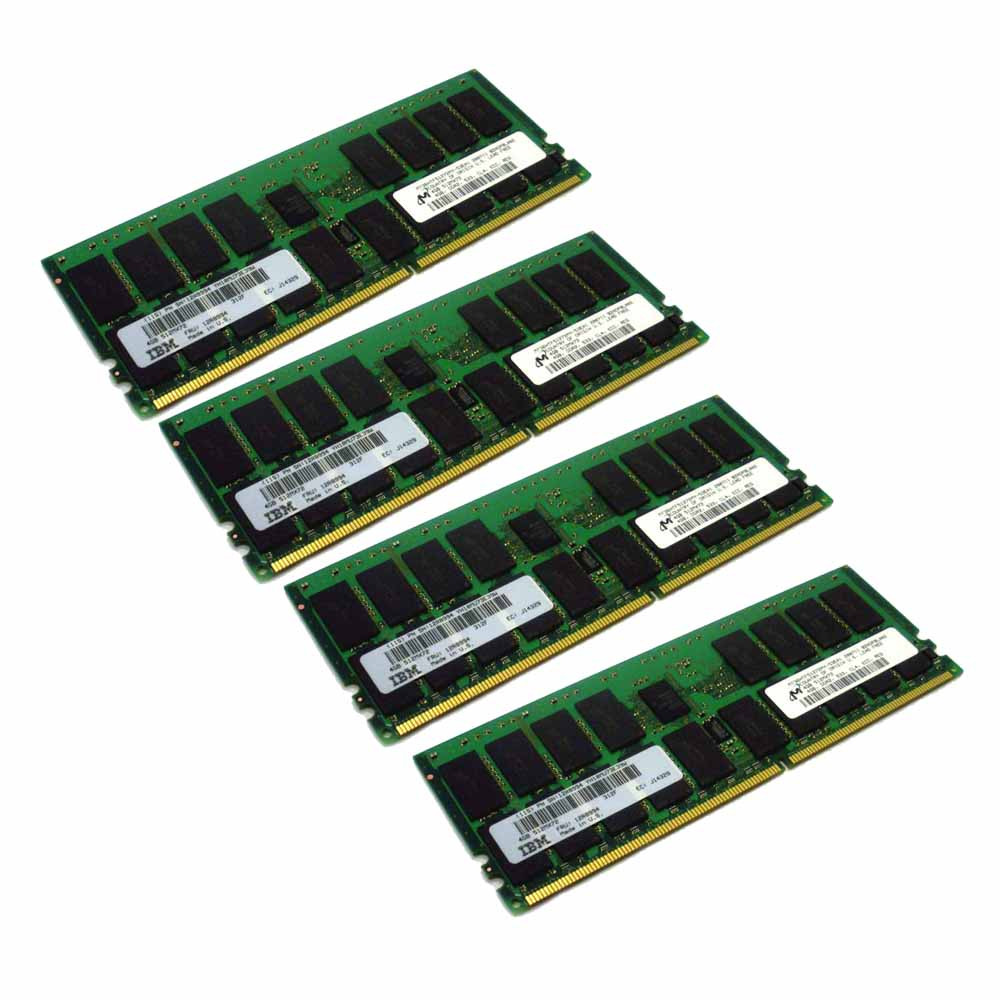 IBM 4494-9406 16GB (4x 4GB) Memory Kit (12R7631, 12R9264)