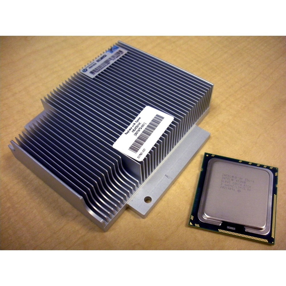 HP 588068-L21 594885-001 Intel Xeon E5640 QC 2.66GHz/12MB Processor Kit ...