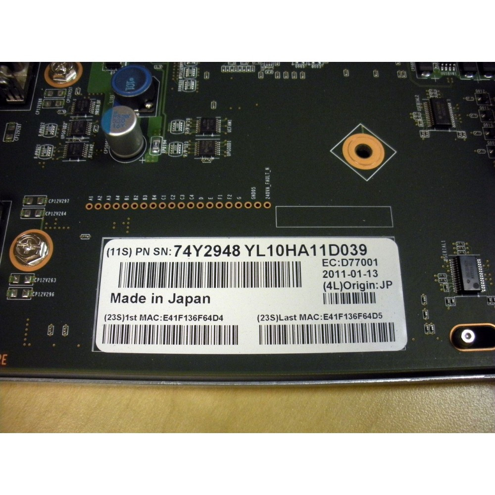 IBM 74Y2948 System Backlplane for 8233-E8B 8236-E8C Power7