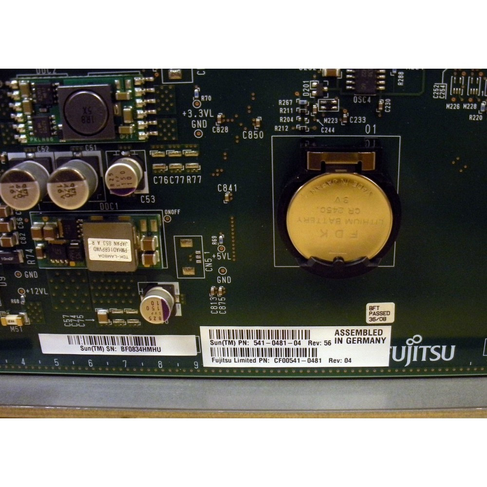 Sun 541-0481 eXtended System Control Facility Unit (XSCFU) for M4000 M5000