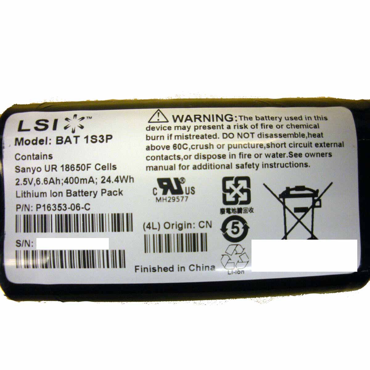 IBM 39R6520 Cache Battery Li-ion | System Storage DS3000 Series