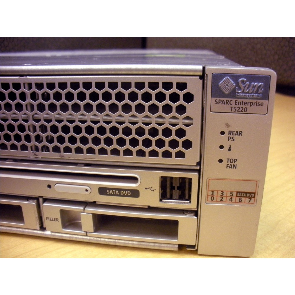 Sun T5220 SEDPFFF1Z 1.4GHz 8-Core, 32GB, 2x 146GB, DVD