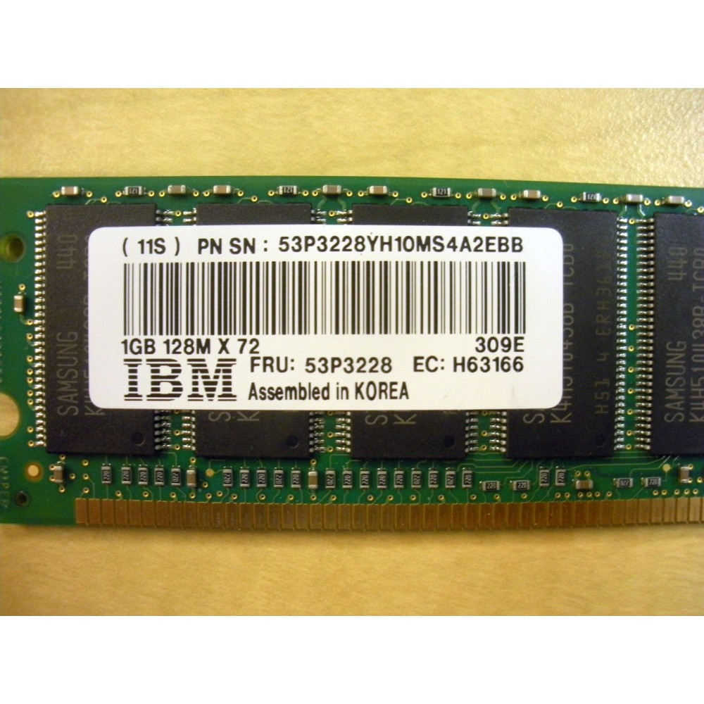 IBM 4490-701X 4GB (4x 1GB) Memory Kit 12R8616 53P3228