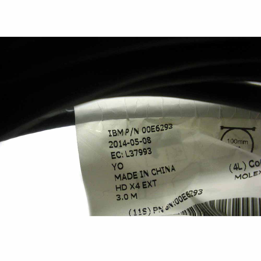 IBM 00E6293 SAS YO Cable 3M HD Narrow ECBU