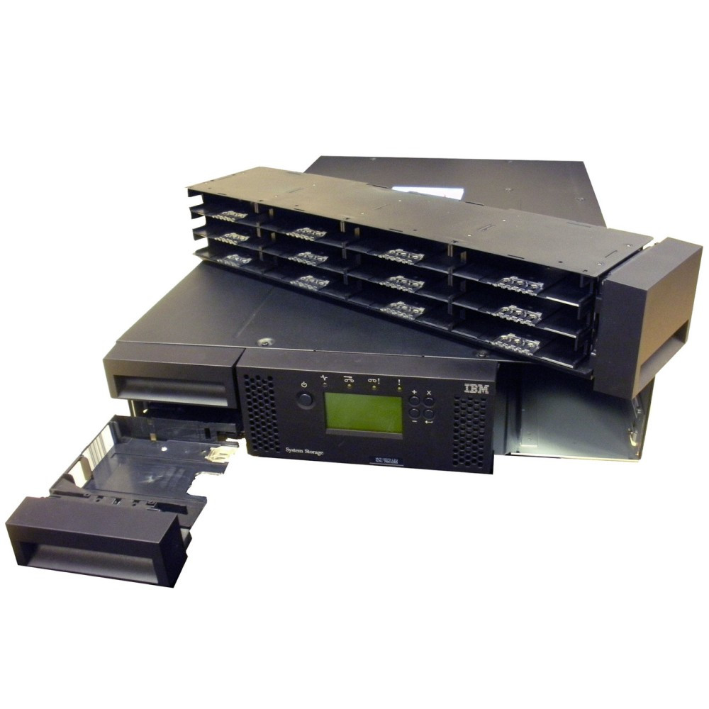 IBM 3573-L2U TS3100 Tape Library 24 Slot No Drives Multi Platform ...