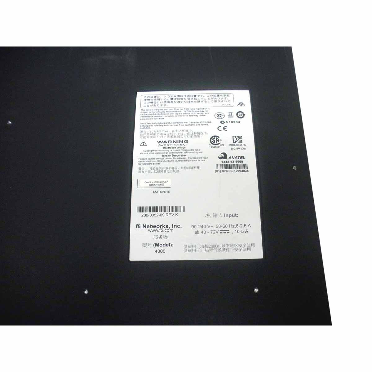 F5 Networks BIG-IP 4000 Local Traffic Manager - Lot of 6