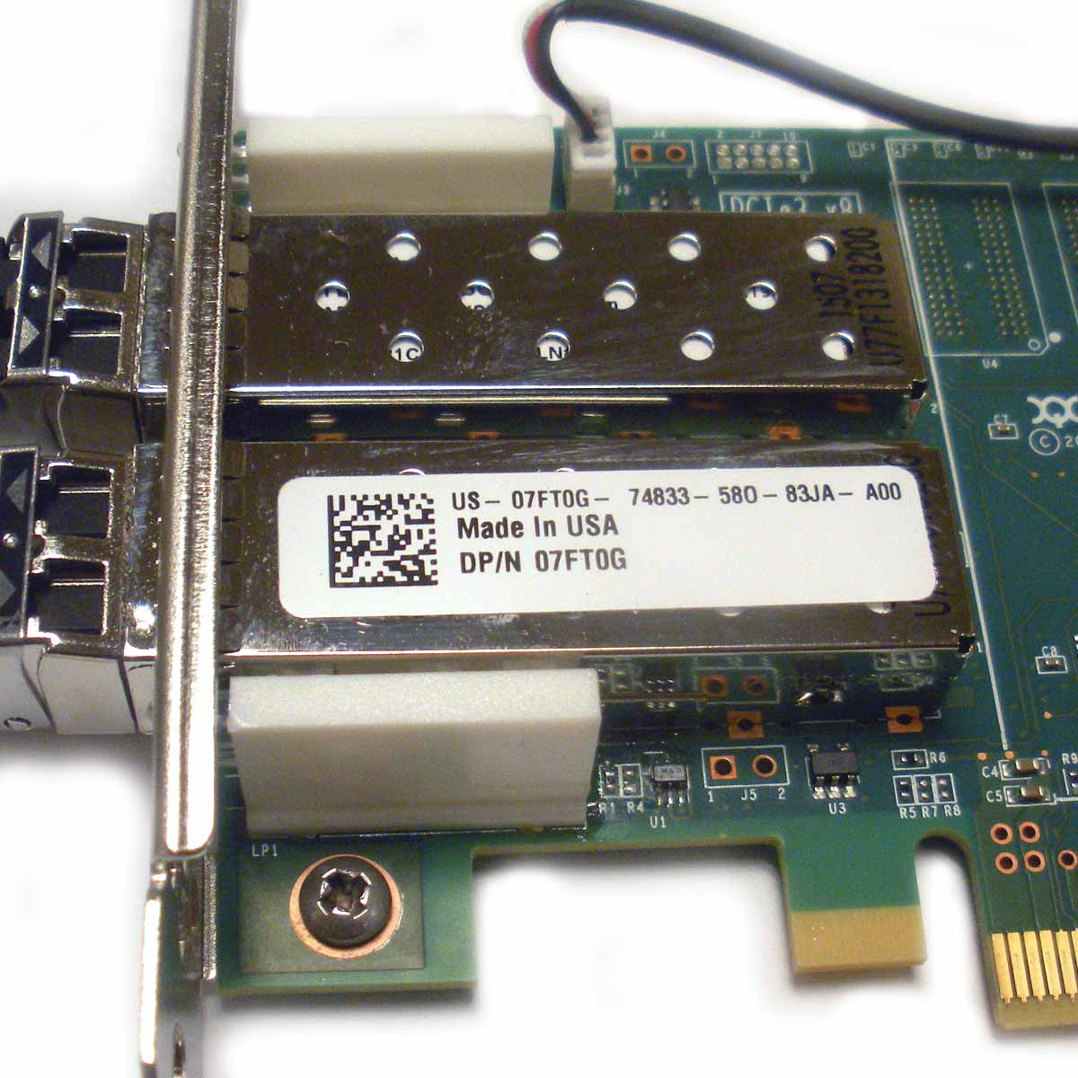 Dell 7FT0G QLogic QLE2662 2-Port 16Gbps FC PCI-e Adapter