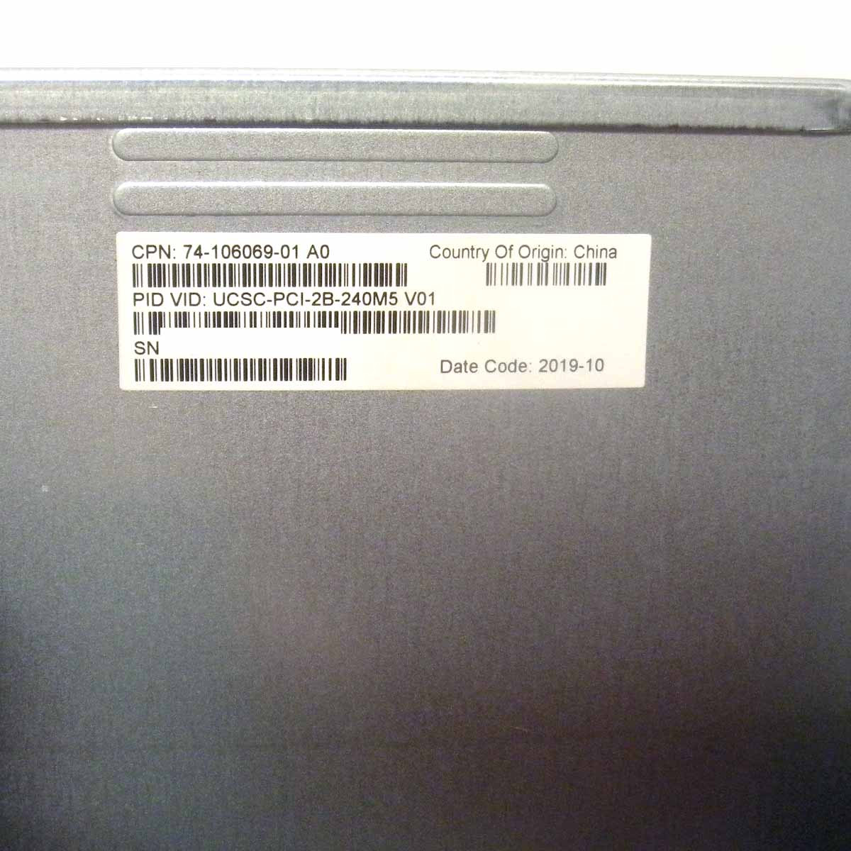 Cisco UCSC-PCI-2B-C240M5 UCSC Riser 2B 3-PCIe 1-NVMe