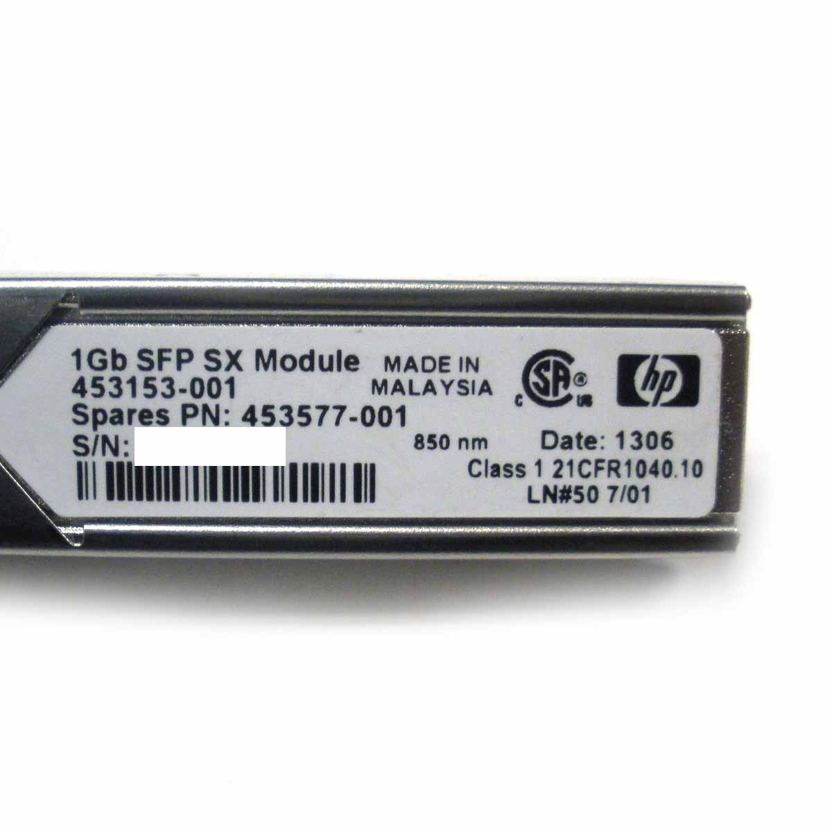 HP 453151-B21 Virtual Connect 1Gb SX SFP Transceiver | BLc