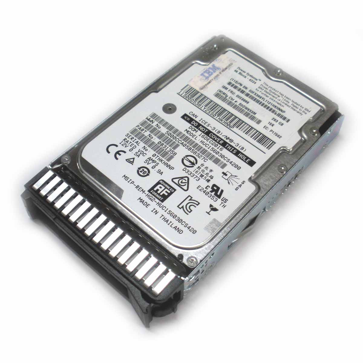 IBM 00FX369 Hard Drive 283GB 15K SAS SFF-3 4K