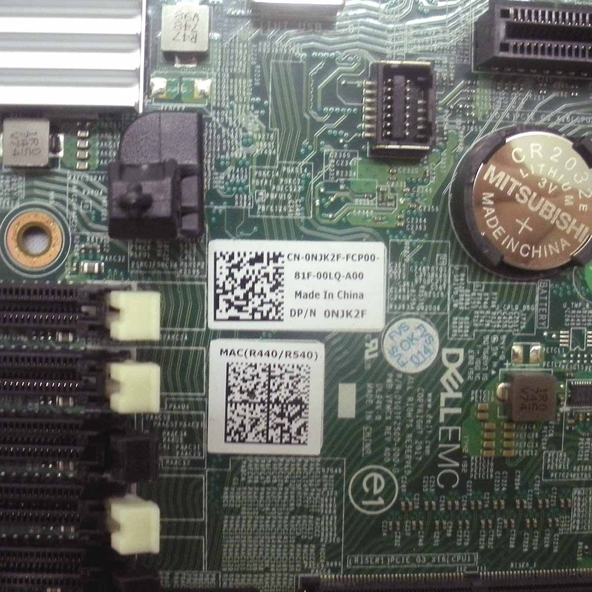 Dell NJK2F System Board for PowerEdge R540/R440