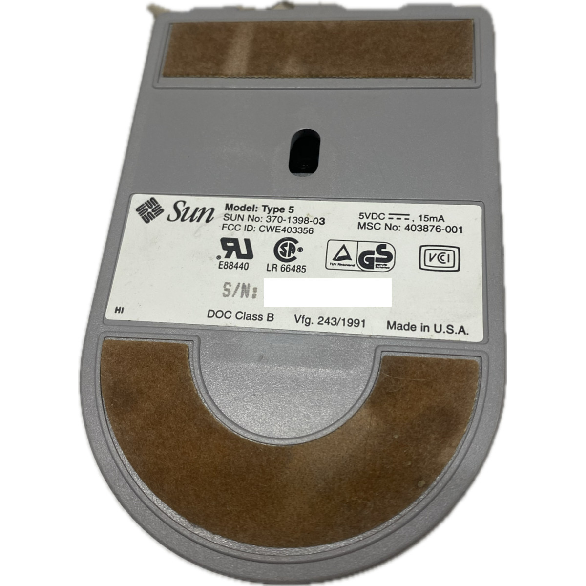 Sun 370-1398 Optical Mouse
