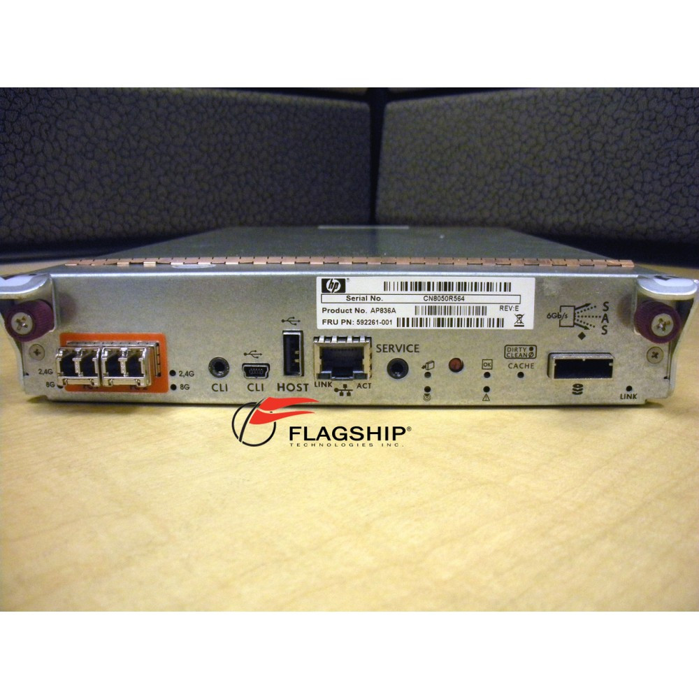 HP AP836A 592261-001 Dual Port 8Gb FC Controller for MSA P2000 G3