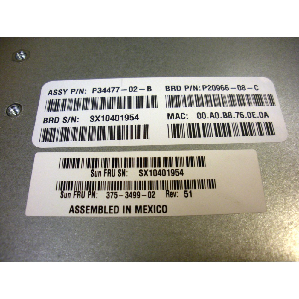 Sun XTA-2540-CTRL-512M 540-7294 375-3499 StorageTek 2540 FC 512MB RAID ...