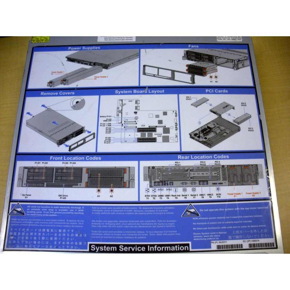 IBM 9110-510 p5 2-Way 1.65GHz (7611), 8GB, 2x 73GB