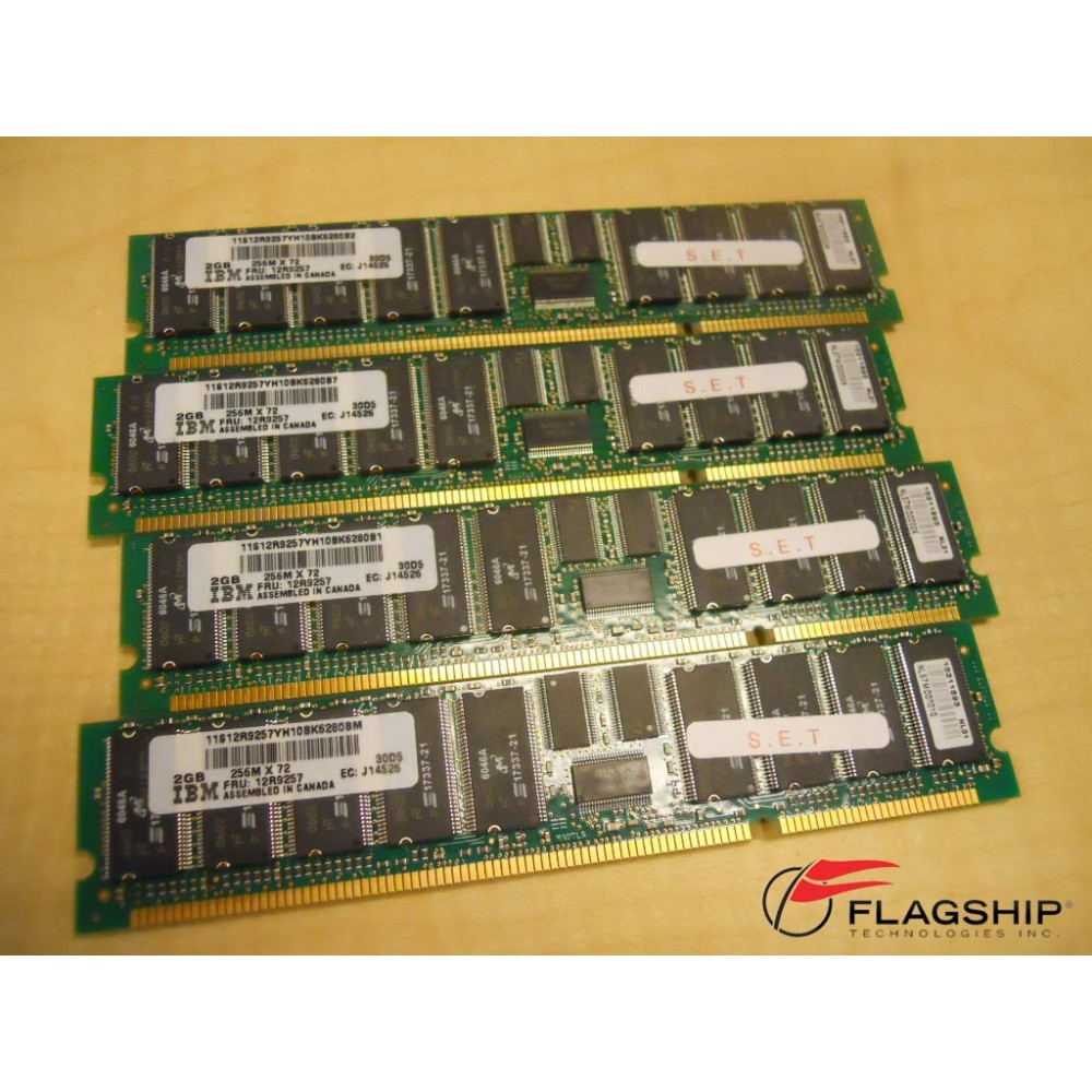 IBM 4449-701X 8GB (4x 2GB) Memory Kit 12R9257 00P5773 30D5