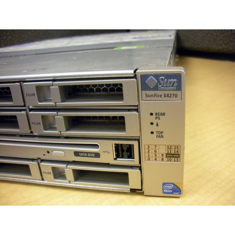 Sun X4270 Server 2x 2.26GHz QC, 16GB, 2x 146GB 10K SAS, DVD, Rack Kit