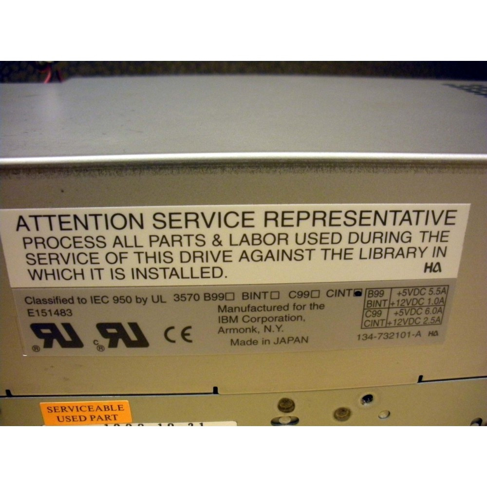 IBM 05H4558 7GB Fast Access Linear Tape Drive for Magstar 3570-Cxx