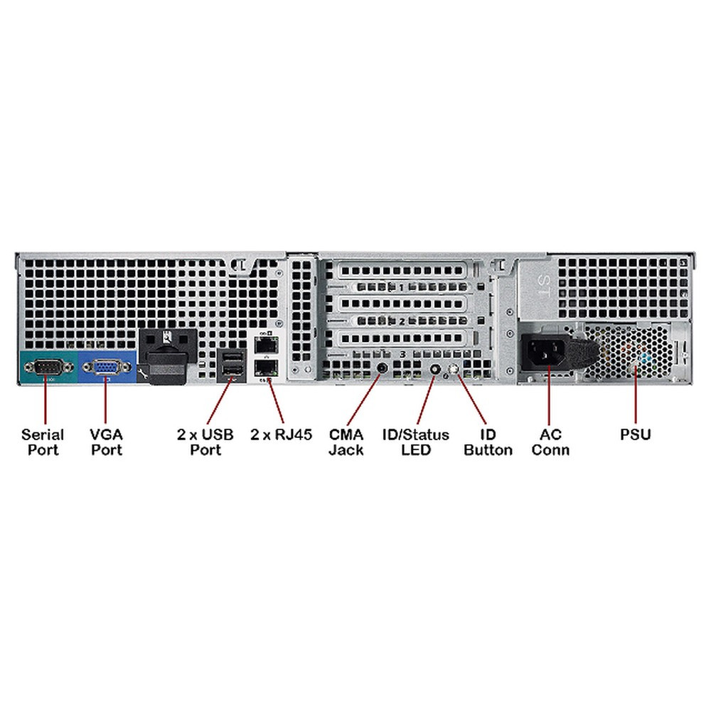 Dell PowerEdge R510 Server 2x 2.26GHz Quad-Core E5520 24GB 4x 1TB