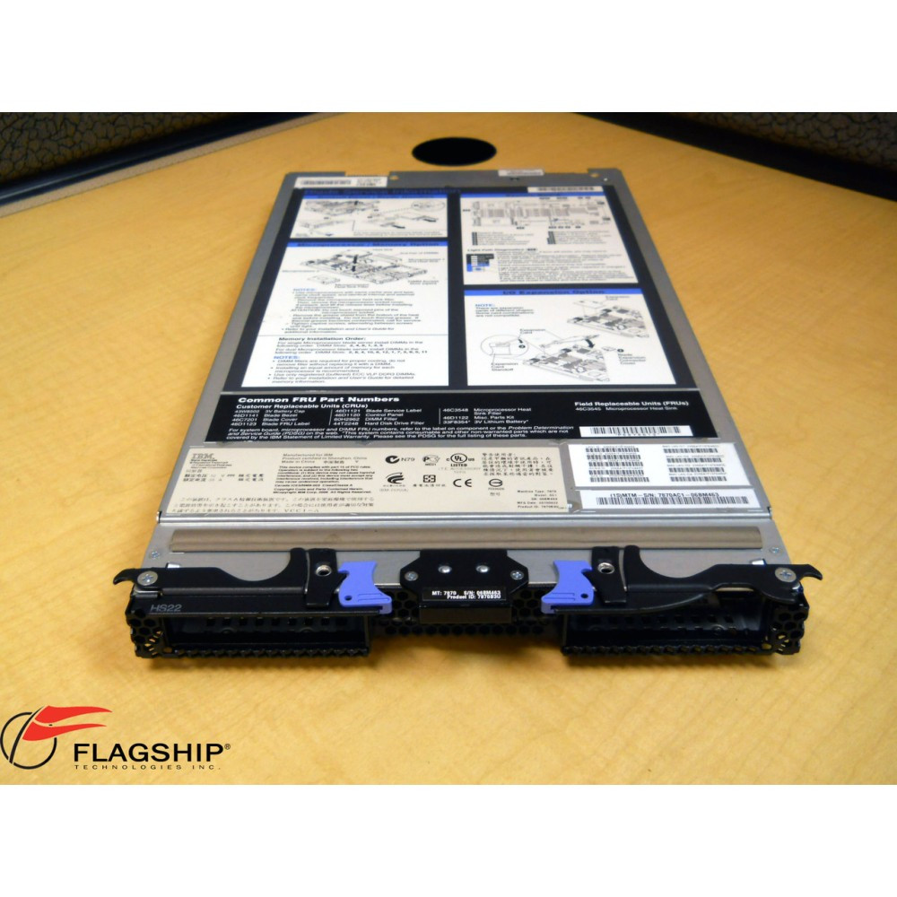 IBM 7870-B3U HS22 E5530 2.4GHZ 4GB BLADE SERVER