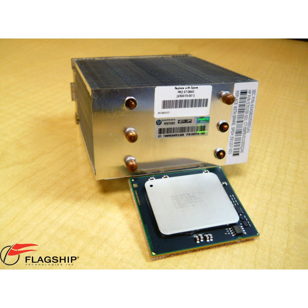 HP 650769-L21 DL980 G7 INTEL E7-2860 2.26GHZ 10C 4P | Flagship Tech