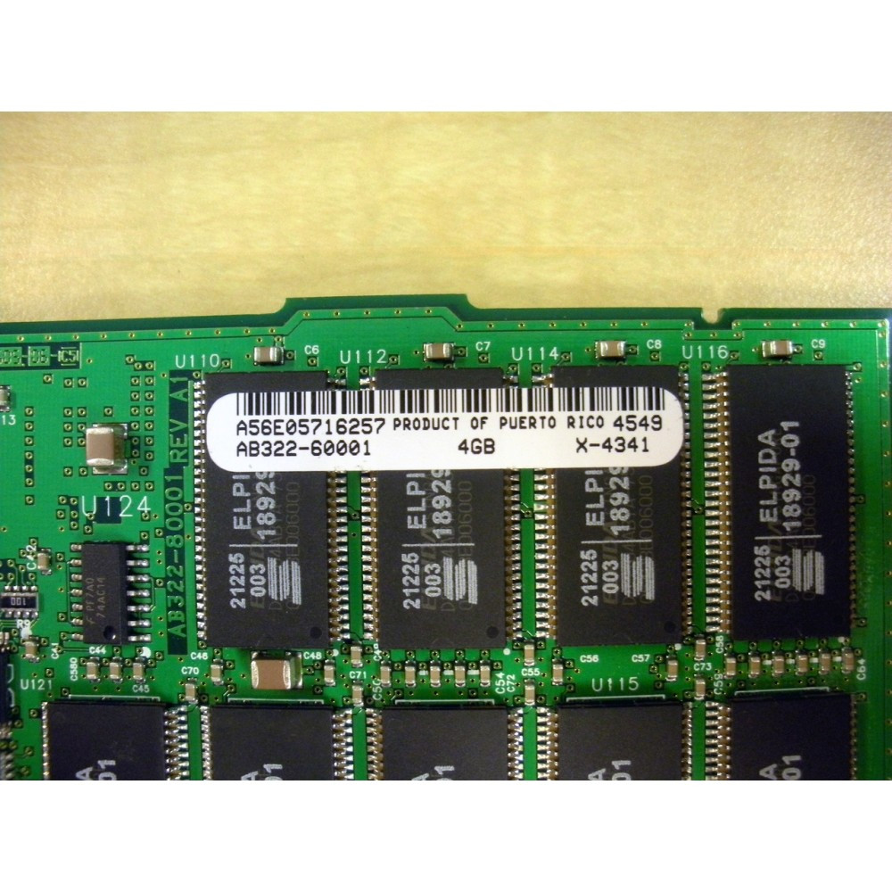 HP AB322A 16GB (4x 4GB) SDRAM Memory Kit for rp7420 rp8420 rx7620 rx8620