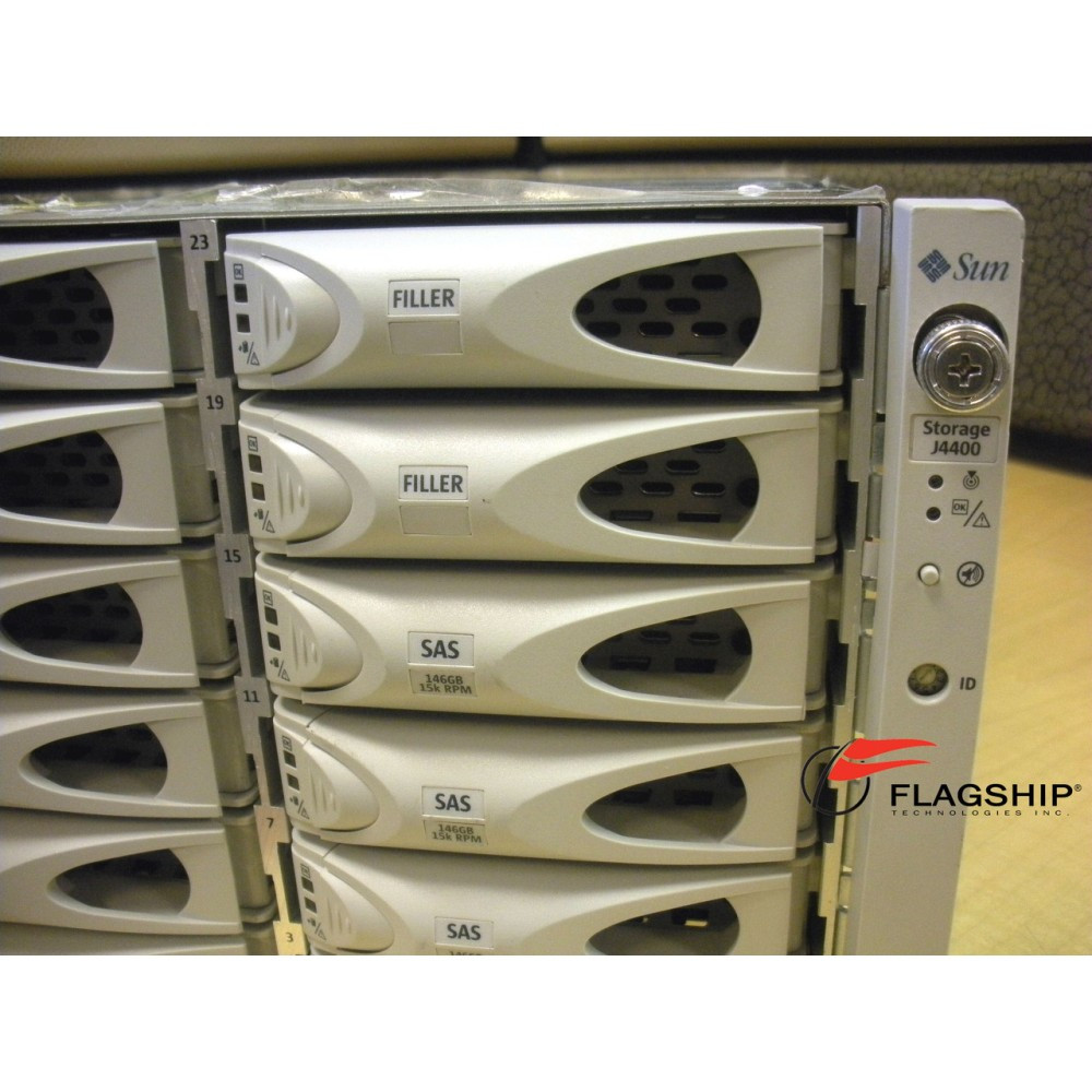 Sun J4400 Storage Array 18x 146GB 15K, Dual SAS I/O, Dual P/S