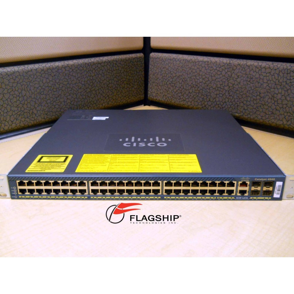 Cisco WS-C4948-S Catalyst 4948 IPB s/w 48-Port 10/100/1000+4 SFP 1 AC p/s