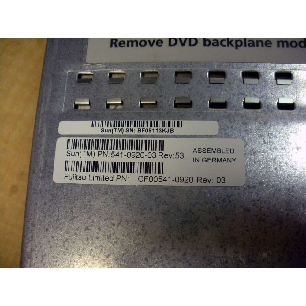 Sun 541-0920 DVD Backplane Assembly for M4000 | Flagship Tech