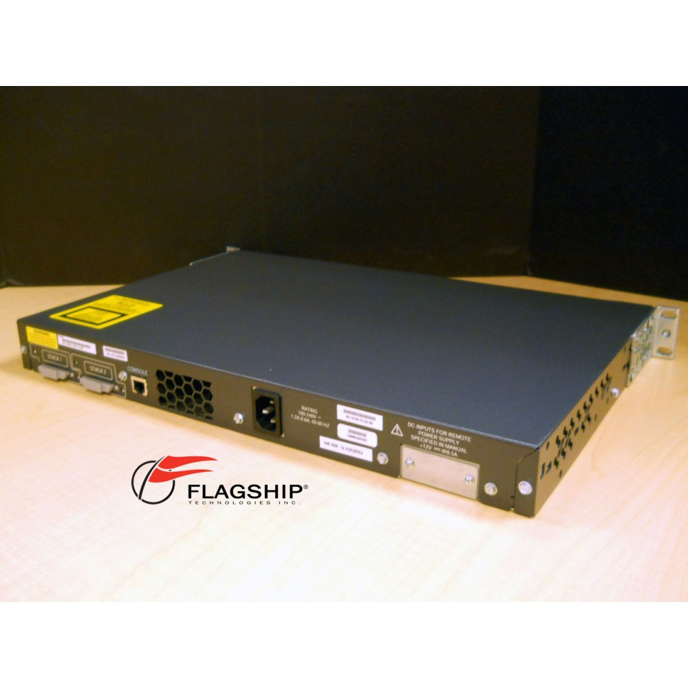 Cisco WS-C3750-48TS-S 48-Port Ethernet 10/100 + 4x SFP | Flagship | Flagship Tech | Flagship ...