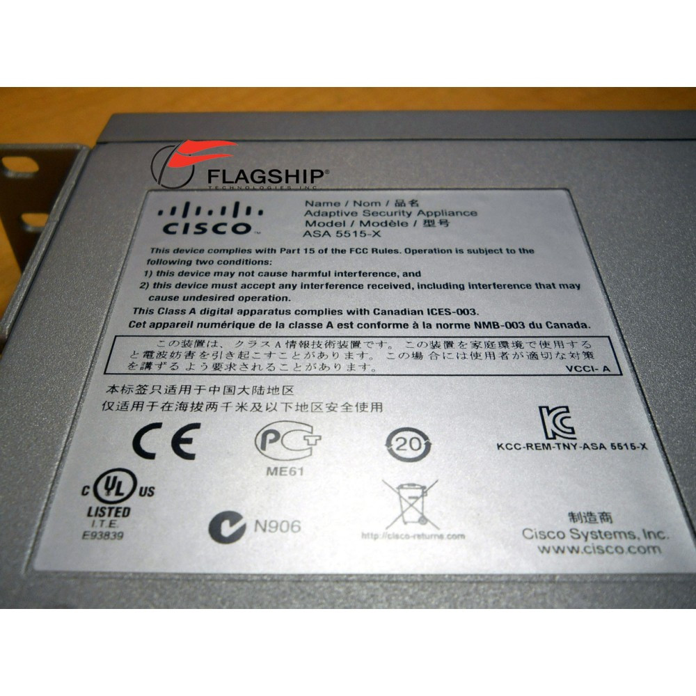ASA5515-K9 Cisco ASA 5515-X Firewall Edition