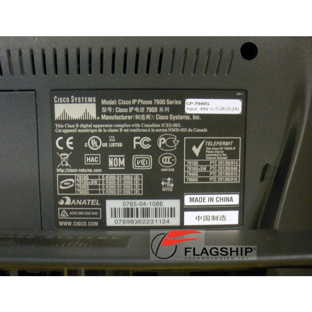 Cisco CP-7940G Unified IP Phone 7940G