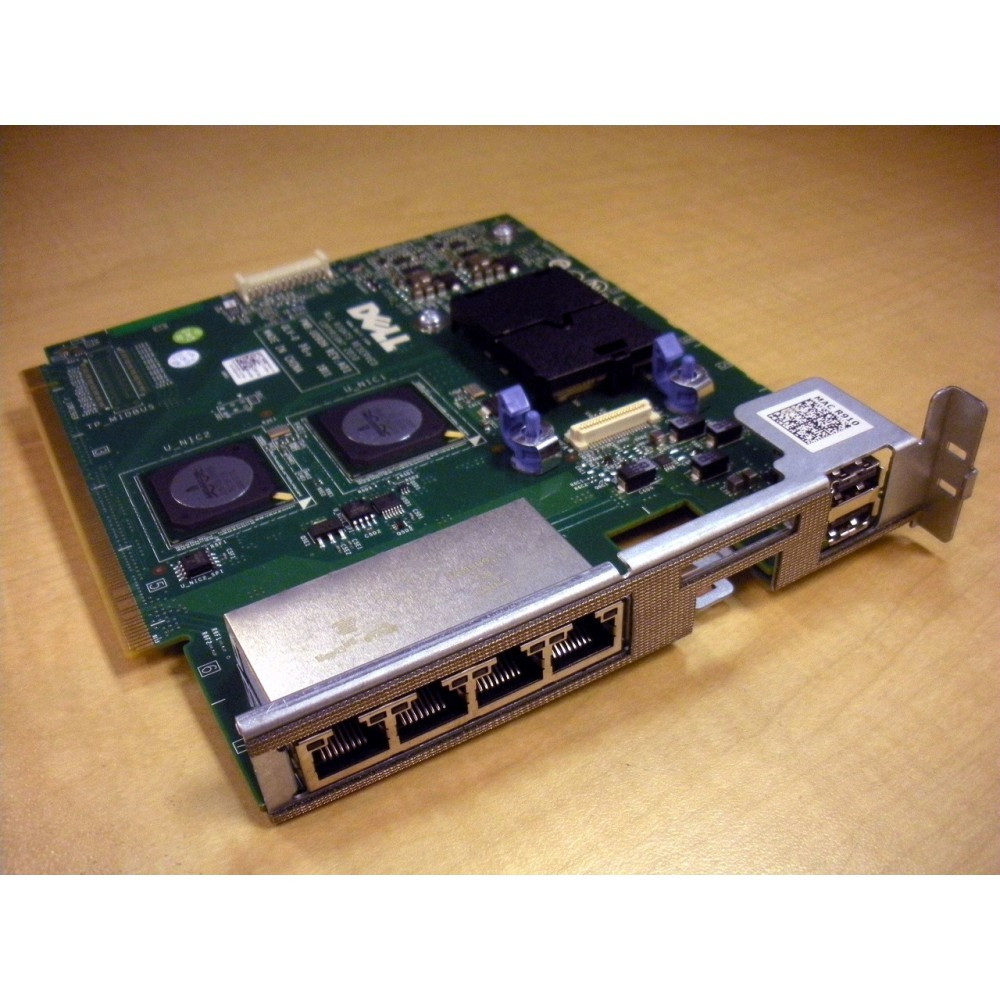 Dell Y950P PowerEdge R910 I/O Riser Board 4-Port 1GbE Network 2-Port ...